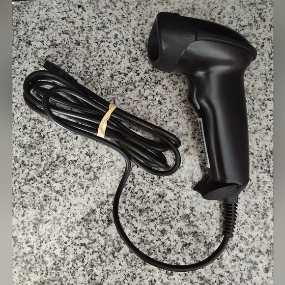 Image | Other | Black Wired Barcode Scanner Handheld Barcode Laser ...